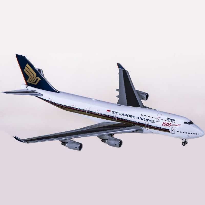JC Wings 1:400 Scale Ew4744004 Singapore Airlines 747-400 9V-Smu ...