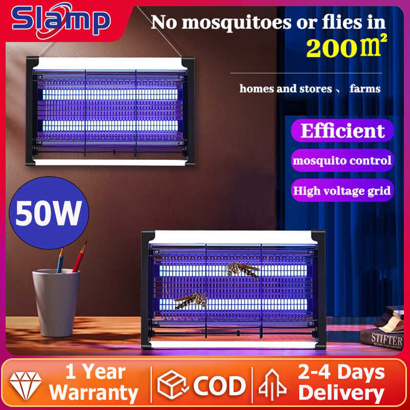 Slamp Killing Lamp 50W Electric Fly Uv Light Insect Killer Mosquito ...
