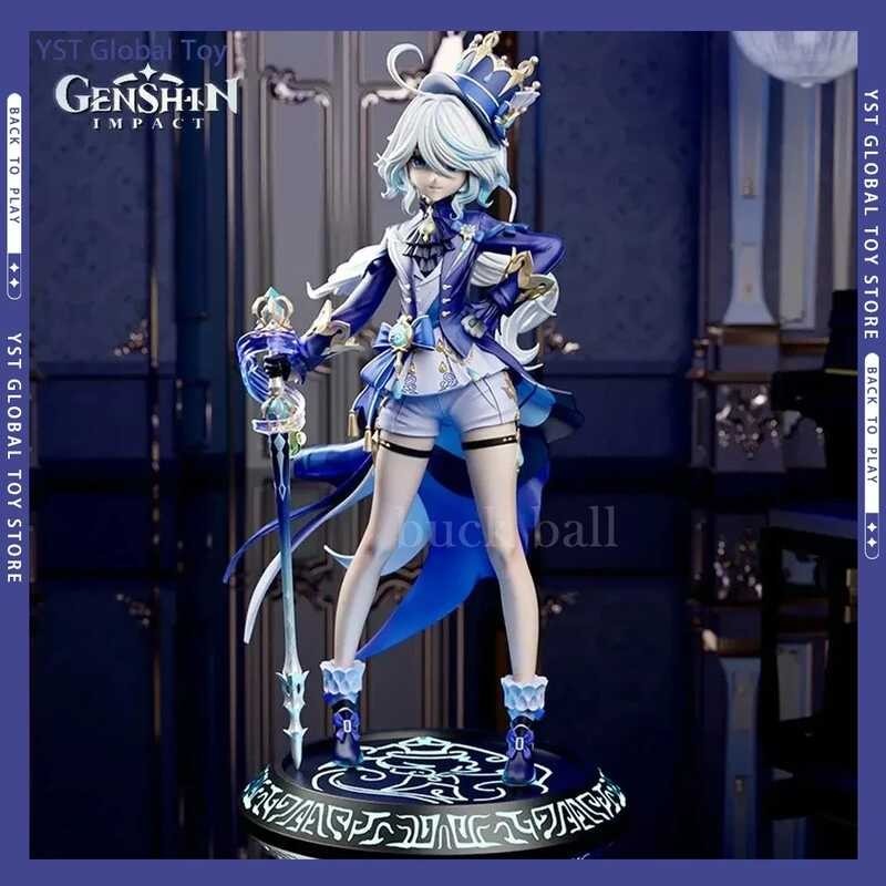 Impact 31Cm Genshin Anime Figures God Of Water Focalors Furina De ...