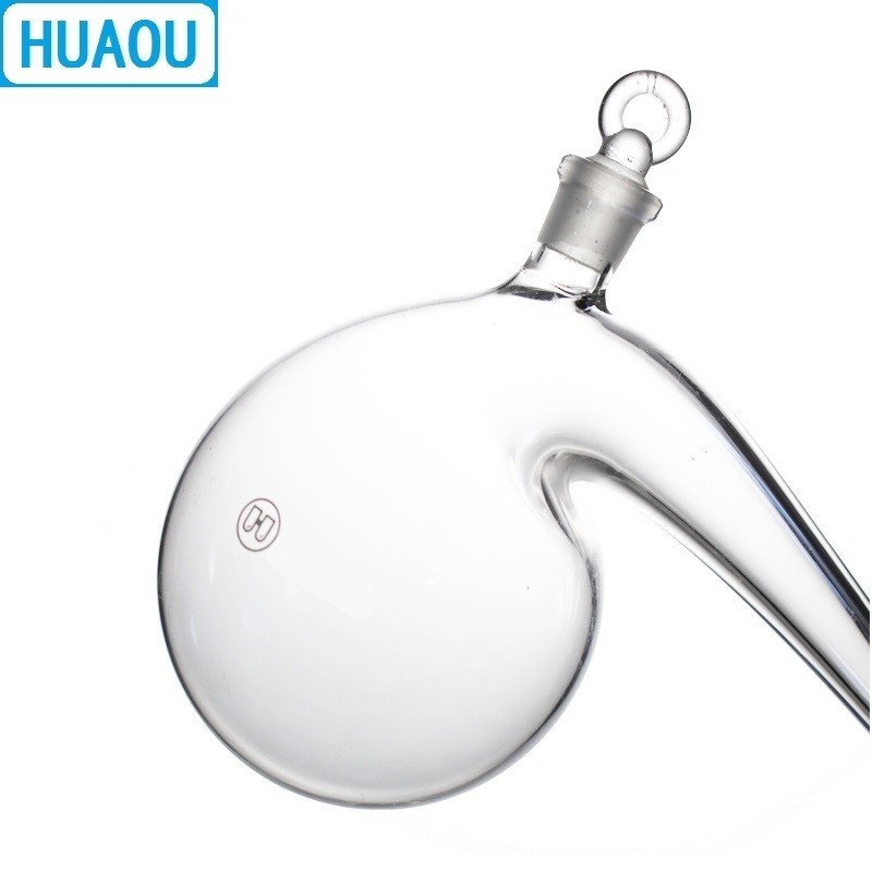 HUAOU 125mL Retort with Ground - in Glass Stopper Borosilicate 3.3 ... HUAOU 125mL Retort with Ground - in Glass Stopper Borosilicate 3.3 ...