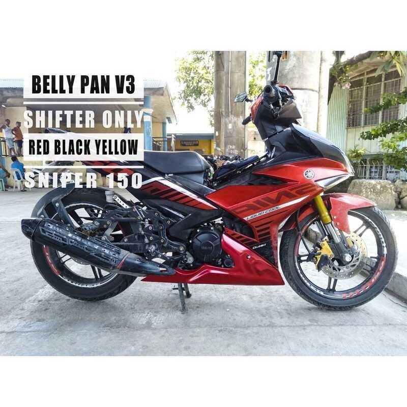 Sniper 150 Yamaha Belly Pan Bellypan Na May Shifter Footrest pan ...