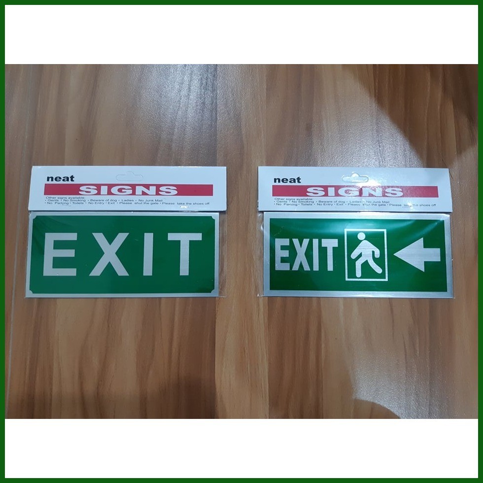 ♟ Exit Signage / Exit Sign / Building Exit Signage / Exit Sign with ...