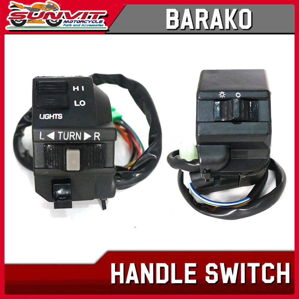 MOTORCYCLE KAWASAKI BARAKO HANDLE SWITCH LEFT RIGHT | Shopee Philippines