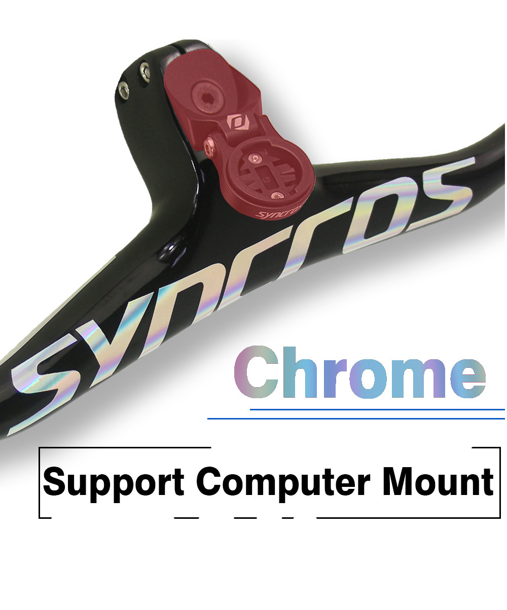 Syncros Chrome Logo Carbon Fiber Mountain And Stem 28.6mm -17Degree ...