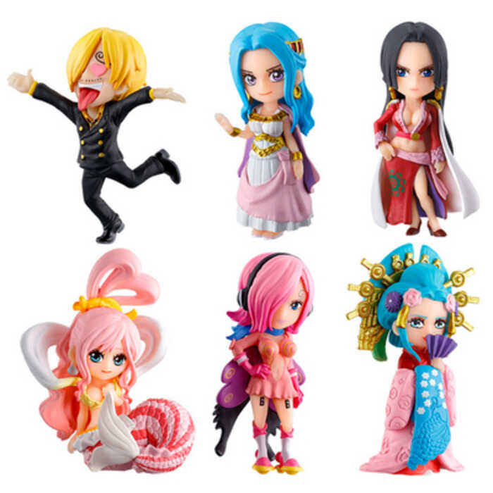Japanese Bandai Genuine Gacha Scale Model One Piece Demon Fruit Boa Han ...