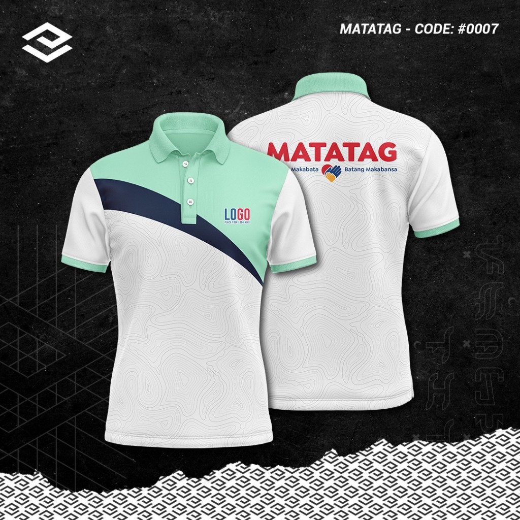Full Sublimation Matatag Polo, Matatag School Uniform, Matatag Polo ...