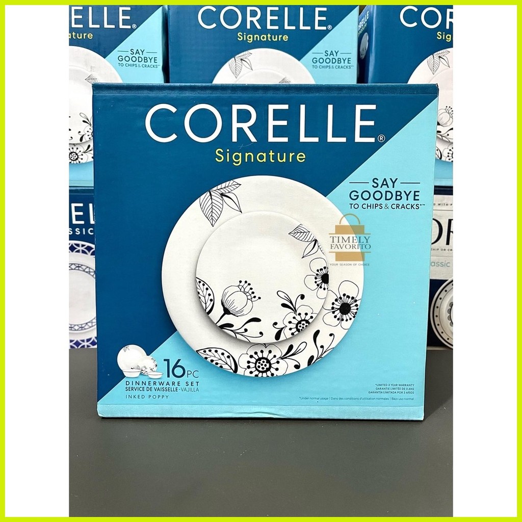☸ Corelle 16-Piece Dinnerware Set (Classic/Studio Collection/Signature ...