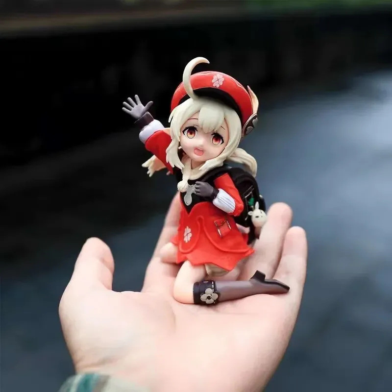 14Cm Genshin Impact Klee Anime Figure Gk Action Pvc Model Statue Kawaii ...