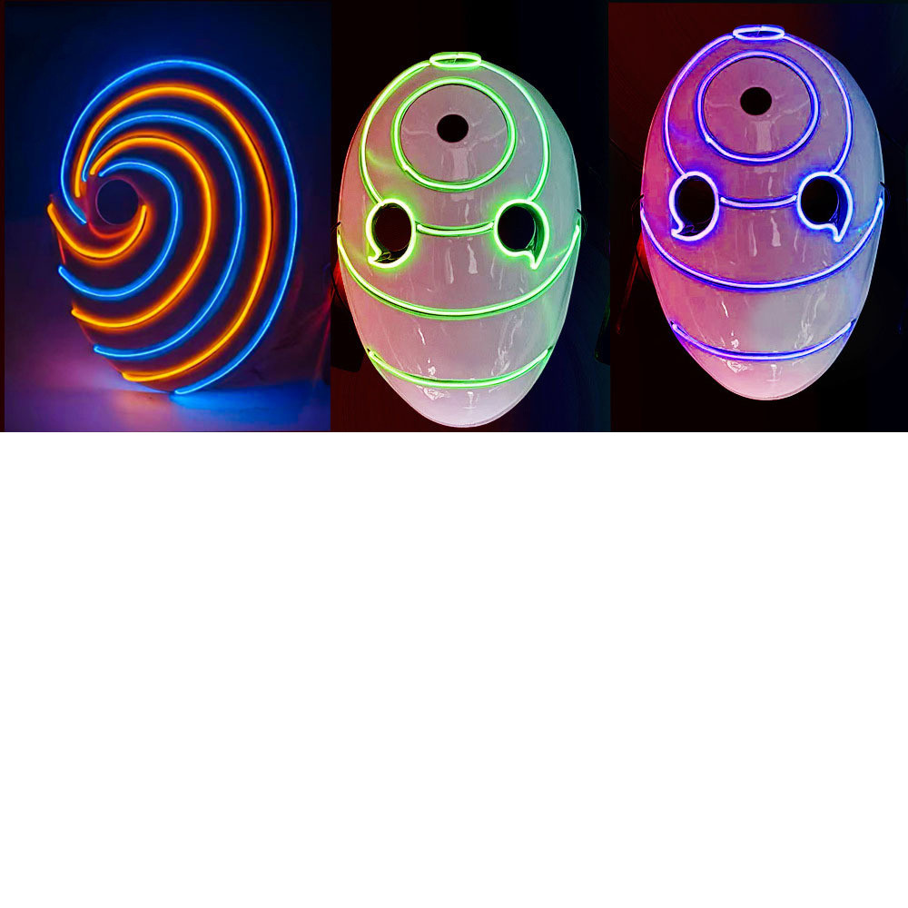 Anime Cosplay Obito Face Mask Cosplay Prop Comic Con Tobi Uchiha Madara ...