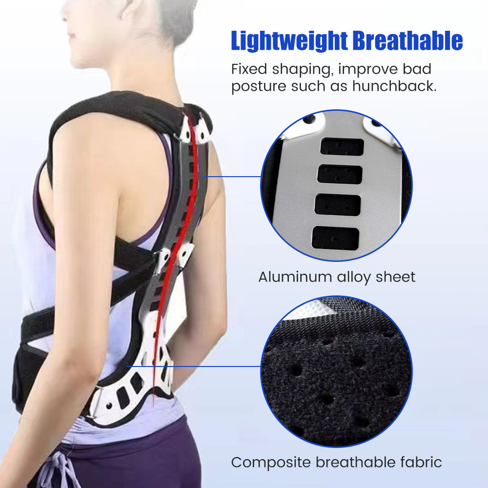 Salorie Adjustable Scoliosis Posture Corrector Back and Shoulder ...