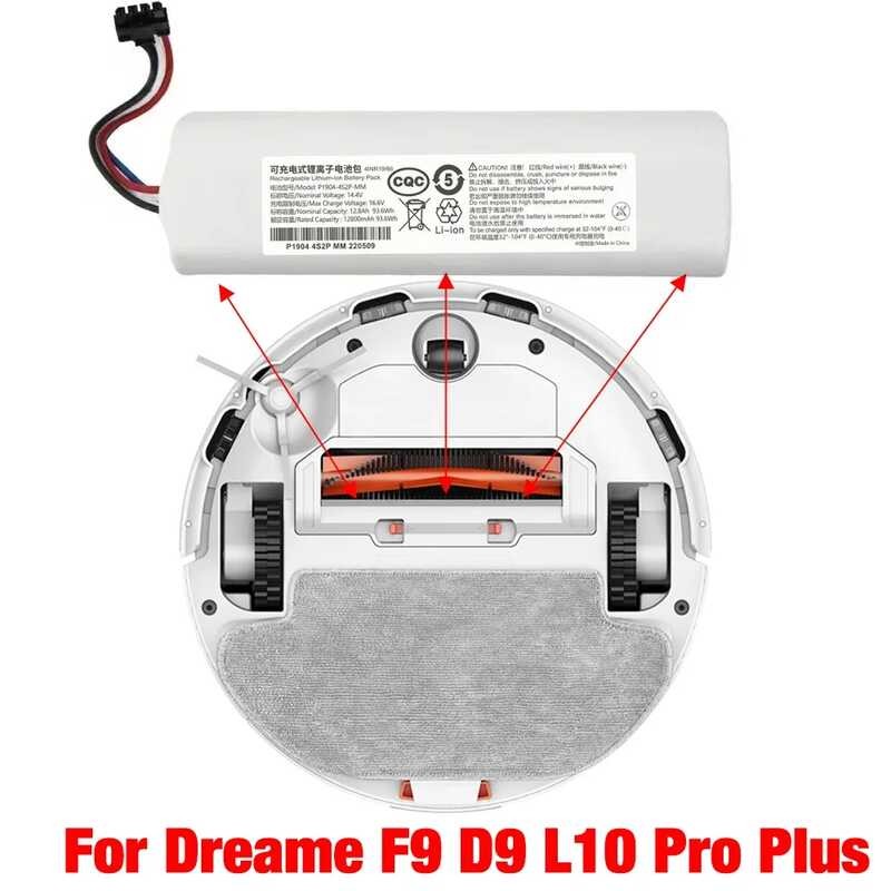 Original 100 For Dreame Robot Vacuum Mop Cleaner D9 F9 L10 Pro