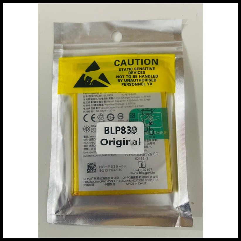 For Oppo A95 5g Reno 5 z Blp 839 Battery | Shopee Philippines