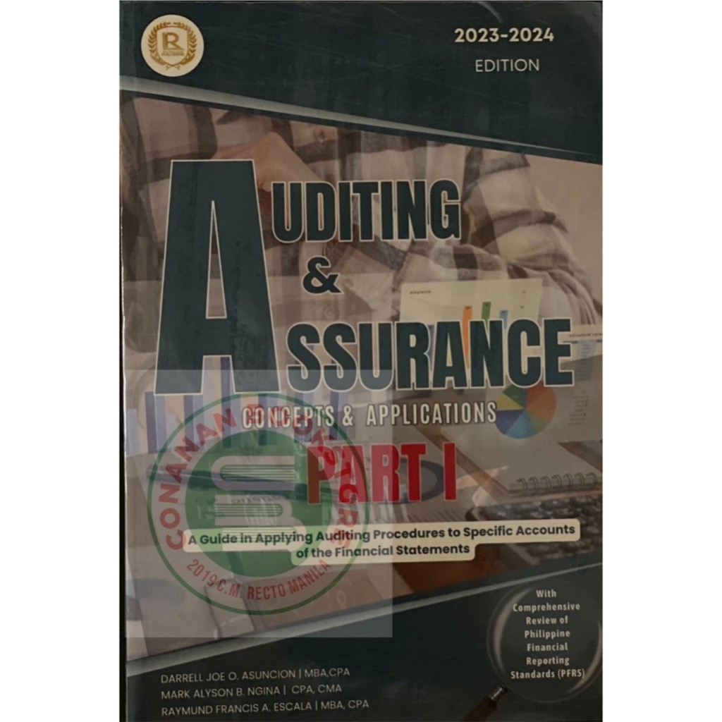 Auditing & Assurance Concepts & Applications Part 1 by Asuncion, Ngina & Escala 2023-2024 ...