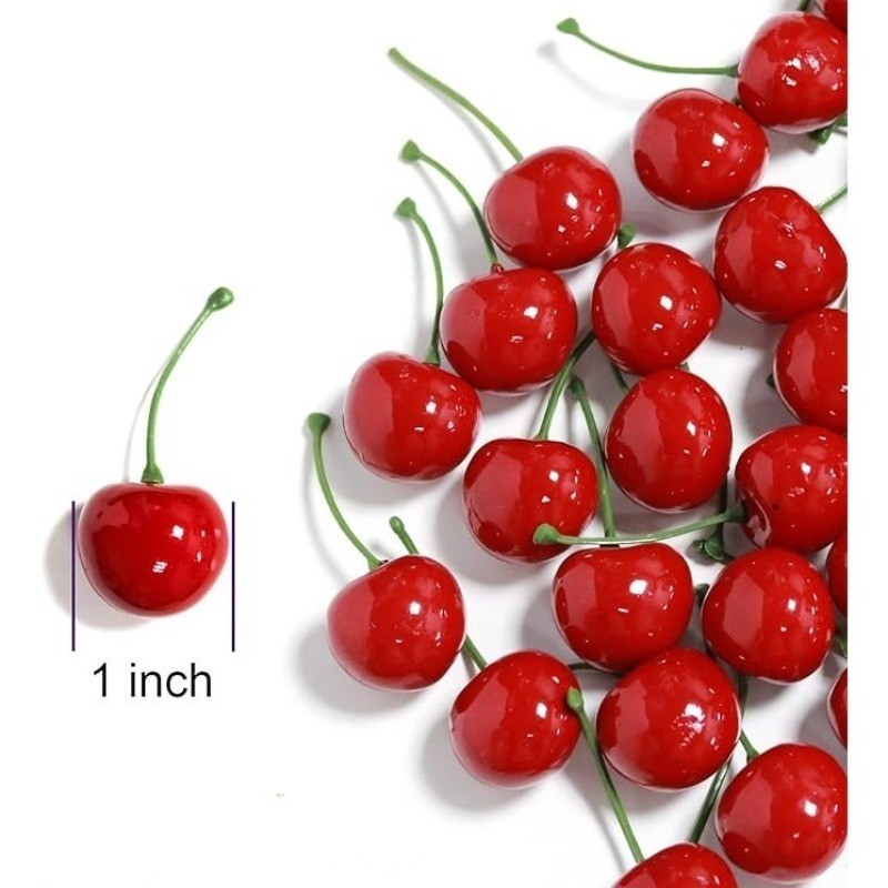 5PCS Artificial Fruit Vegetables Crystal Ice Mini Artificial ...