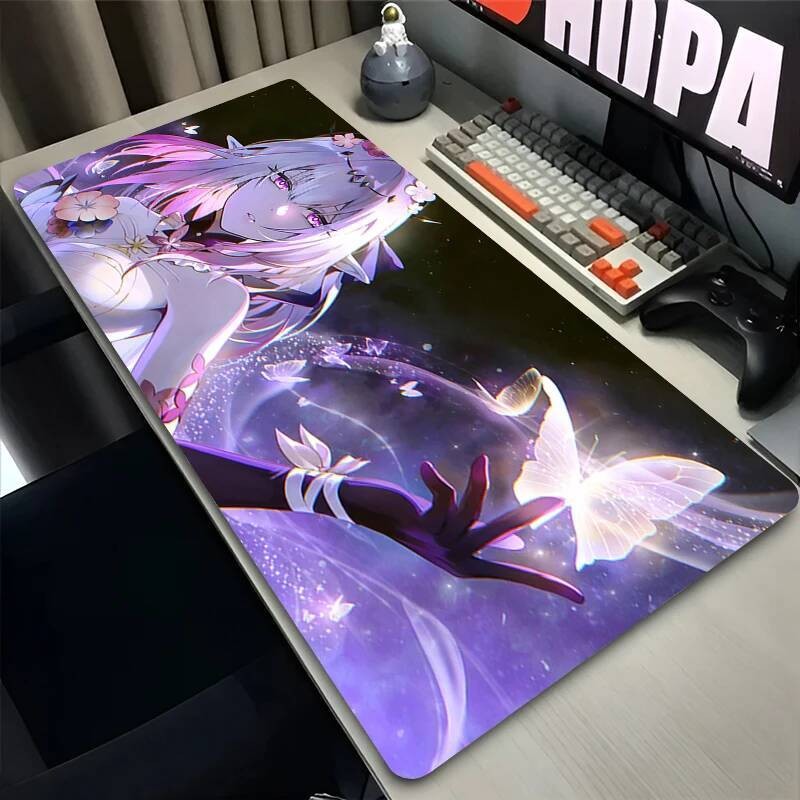 Mouse Pad Honkai Star Rail Castorice Laptop Anime Extended Desktop Mat ...