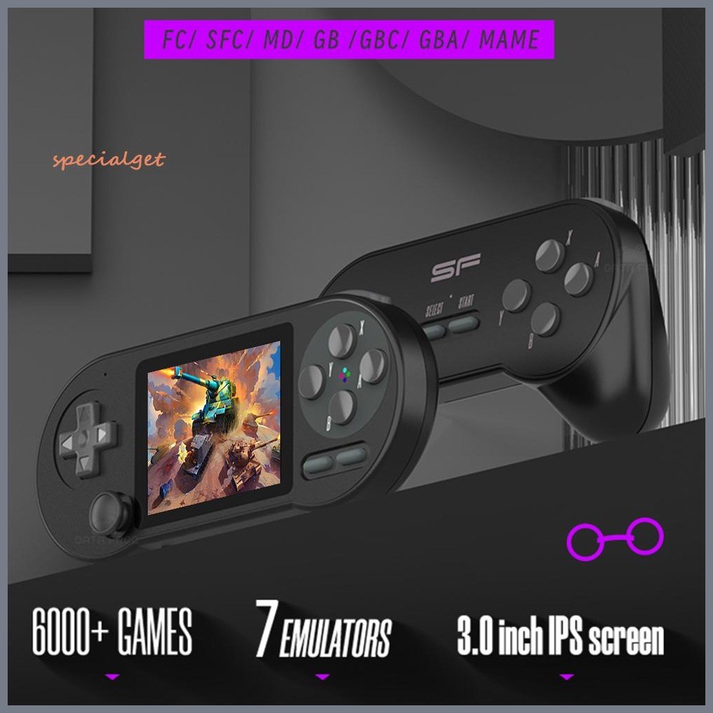 ☑️ SF2000 3Inch Handheld Game Console Player With Rocker Mini Game ...