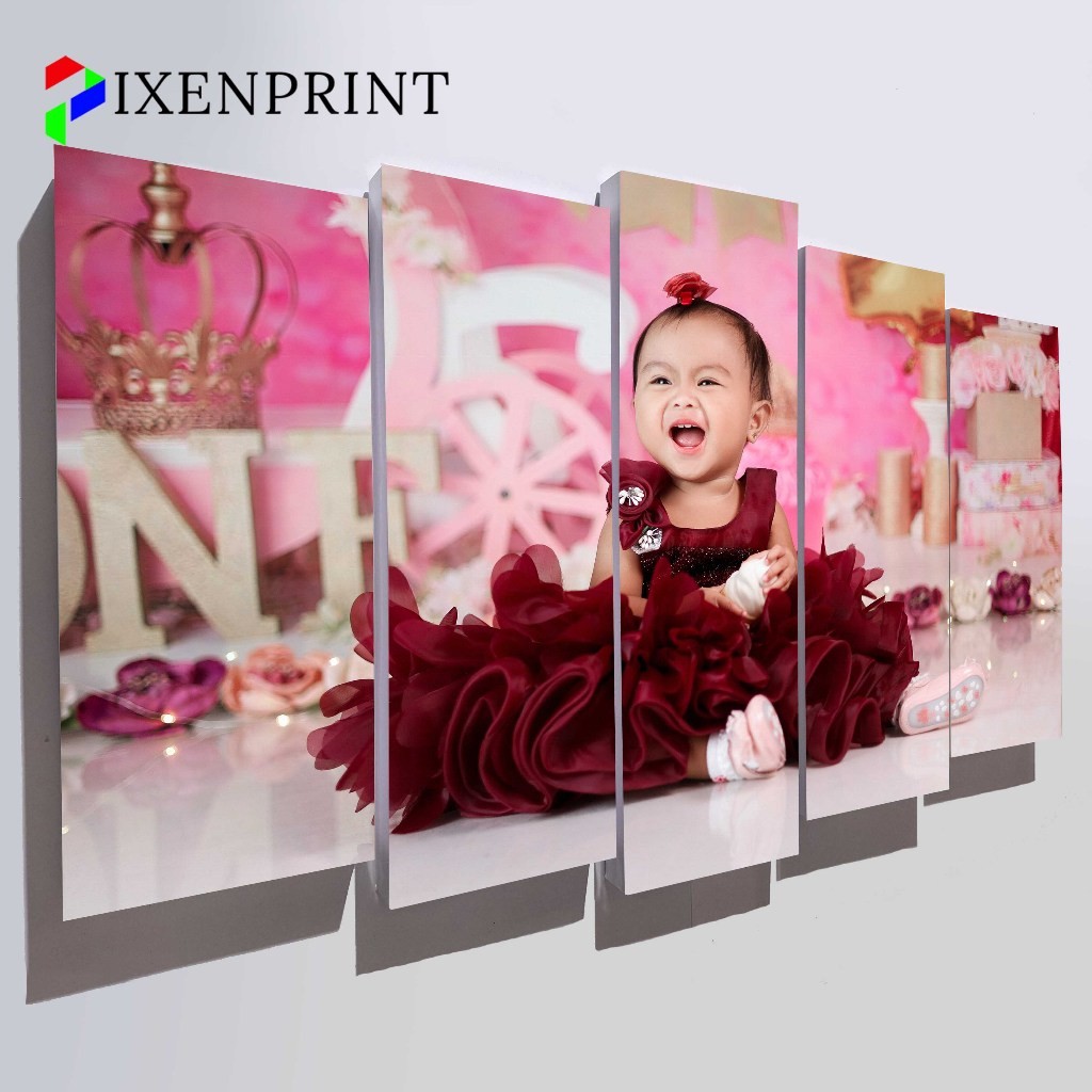 4 Panels Photo Tile Personalize wall art Photo on sintra board | Shopee ...