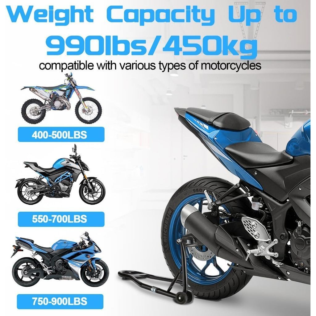 Motorcycle Racing Paddock Stand 2 In 1 Heavy Duty Big Bike Paddock ...