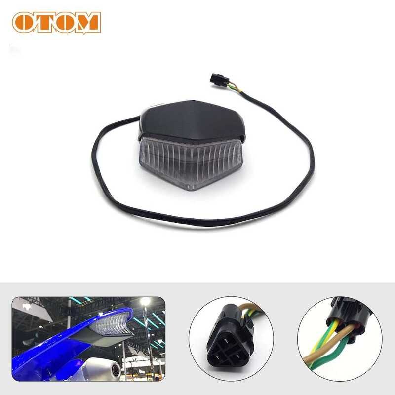 Motorcycle OTOM 2023 Tail Light Rear Fender LED Taillight Assembly ...