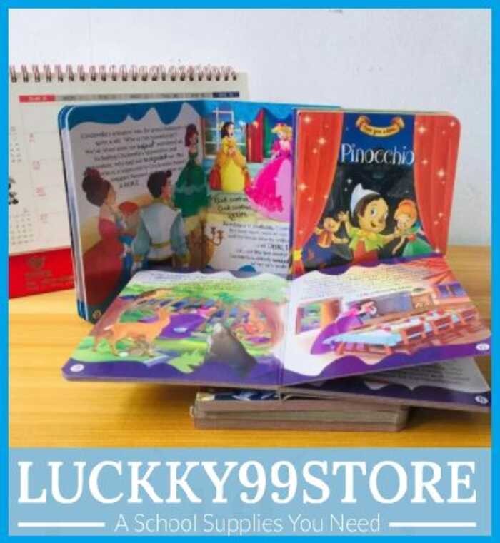 4 In 1 Children English Bedtime Colored Story Book Hardbound Children ...