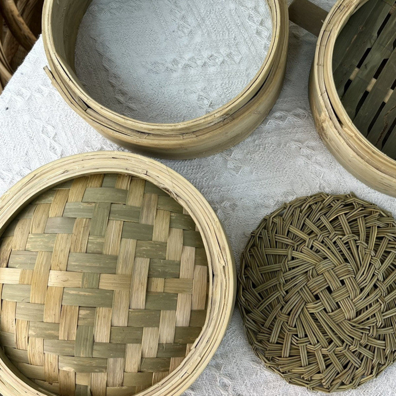 Steamer Household Pure Handmade Green Skin Without Glue Bamboo Bamboo ...