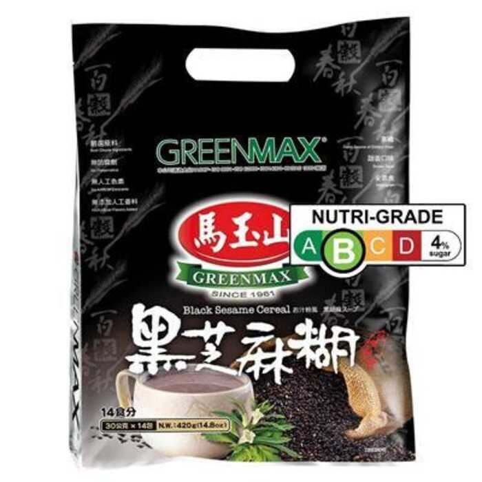 GREENMAX Black Sesame Cereal 1Ks Sachets (Made In Taiwan) B61 | Shopee ...