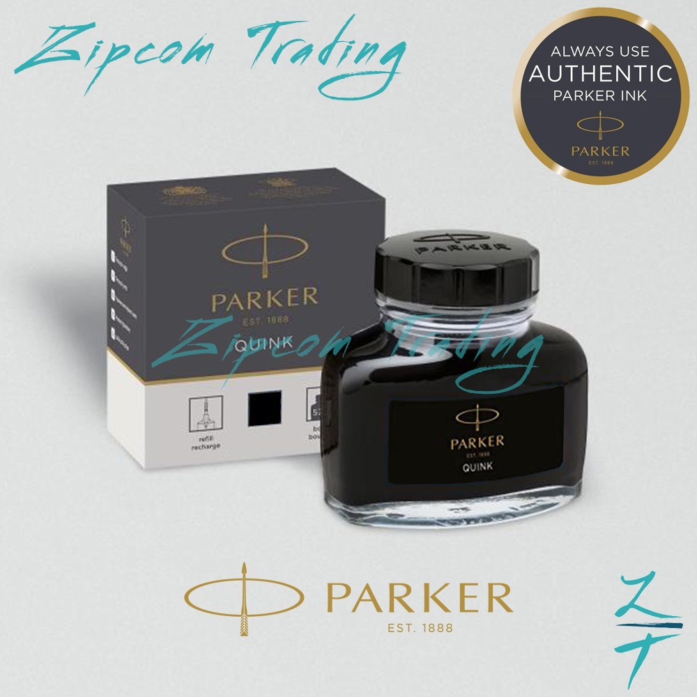 Parker Quink Ink Bottle for Parker Fountains Pens (57 ml) | Shopee ...