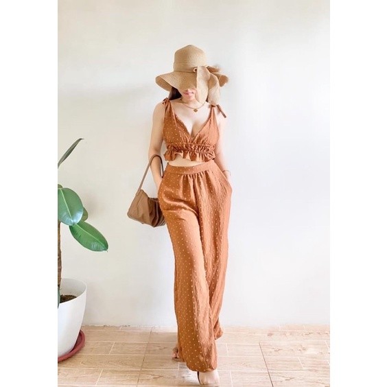 Percy summer Coordinates coords terno set swissdot | Shopee Philippines