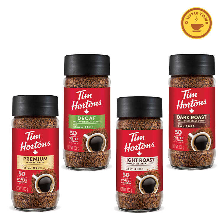 Tim Hortons Premium Instant/Soluble coffee, Choose Flavor, 100grams ...