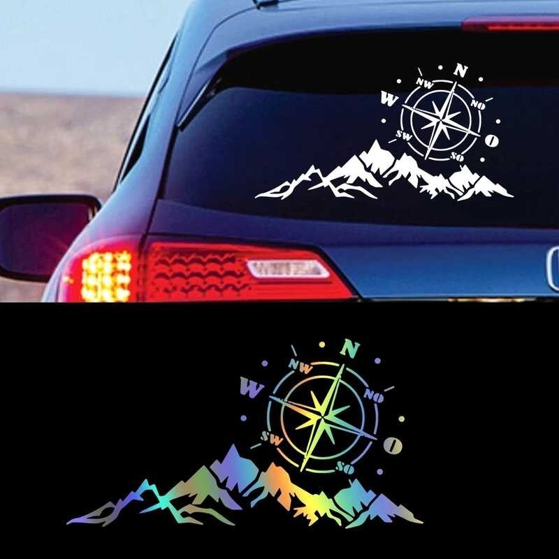 Sticker Para Sa SUV Off-Road RV Camper Vehicle Reflective Mountain ...