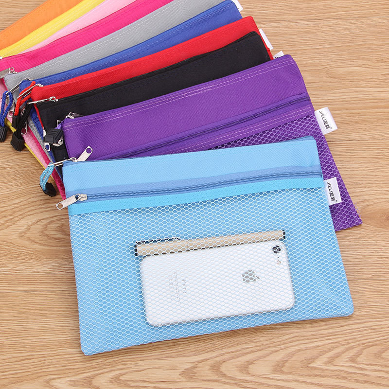 Jerry JL8223 Canvas File Bag A5 Receipt Bag Medical Insurance Card ...