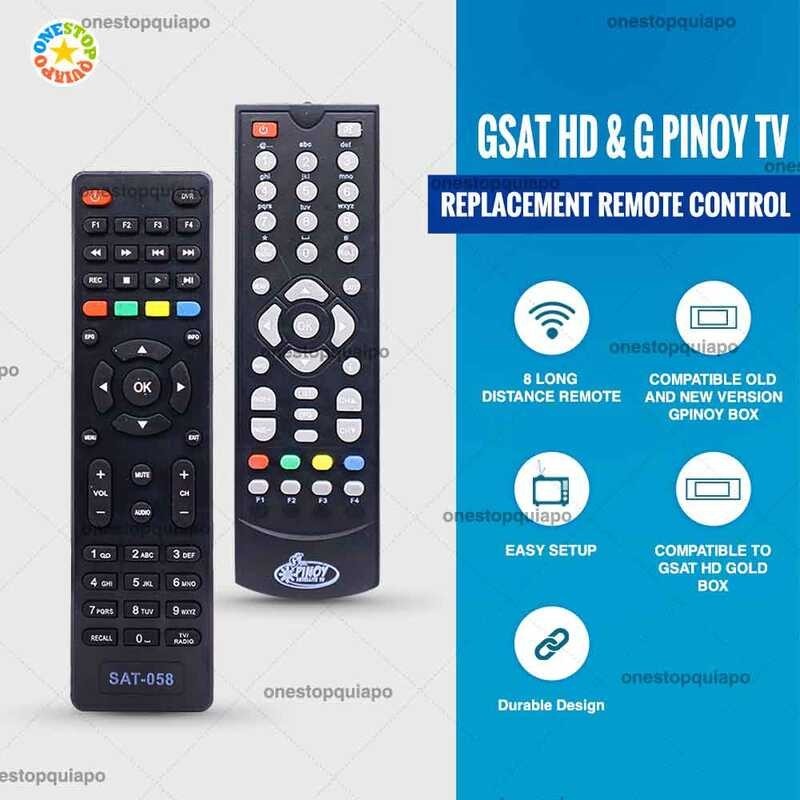 2025 OSQ GSAT HD at Gsat Pinoy Gpinoy TV Box Replacement Remote Control | Shopee Philippines