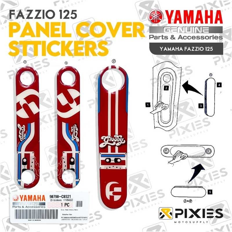 PVC Yamaha Fazzio 125 Panel Sticker Set - Premium Design, Weather ...