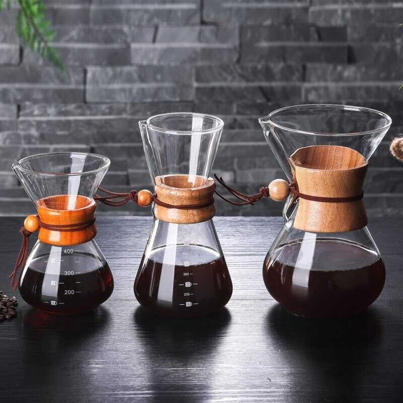 Hand Brewed Sharing Screen Filter Cup Set Drip Small House Glass Pot ...