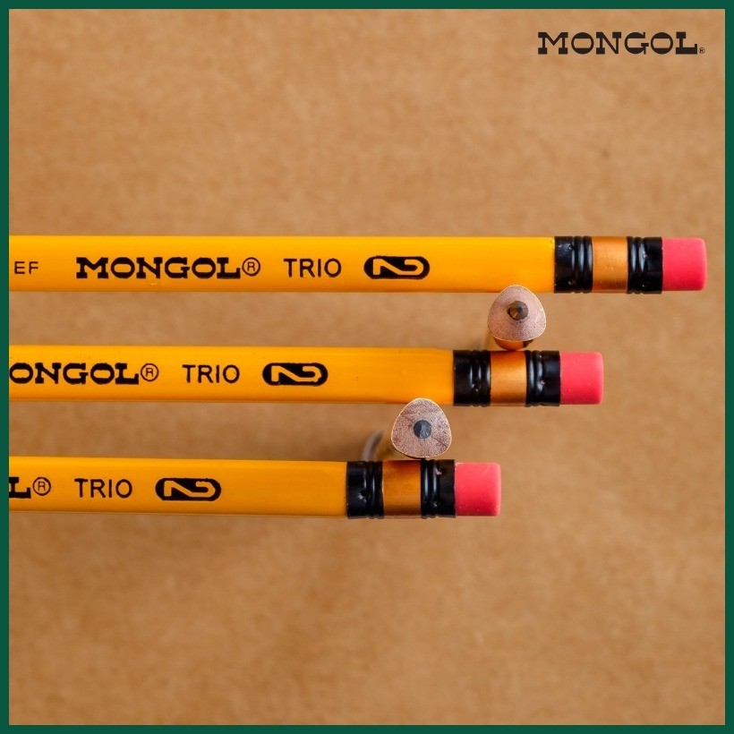 ⊕ Mongol Pencil (Regular, Trio, XL, 2B, Wraps) (1 Box of 12's) | Shopee ...