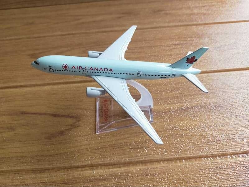 Canada ☀ Air Diecast Airplane Boeing B777 Na May Stand Label plane ...