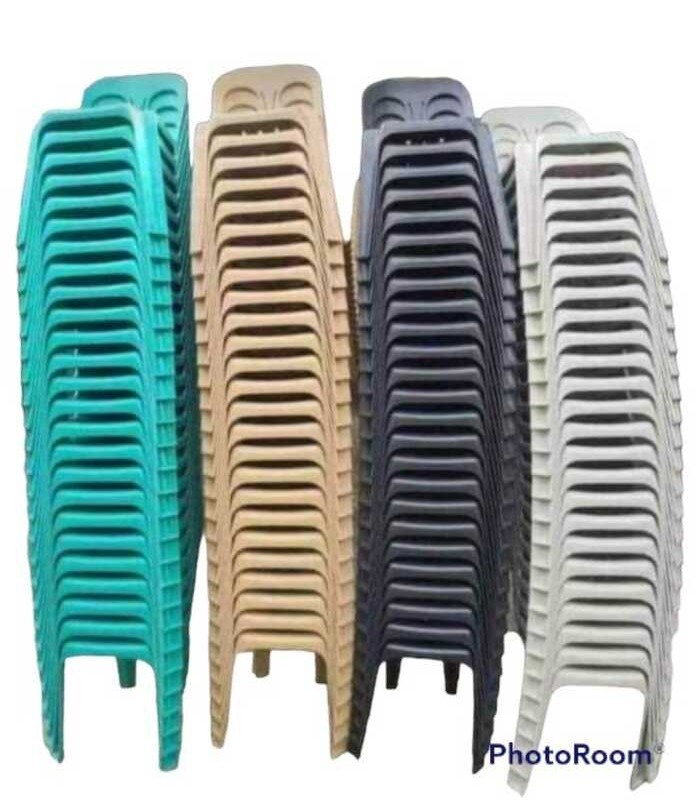 4Pcs URATEX Monoblock Chair Inspired (Black, White, Beige And Green ...