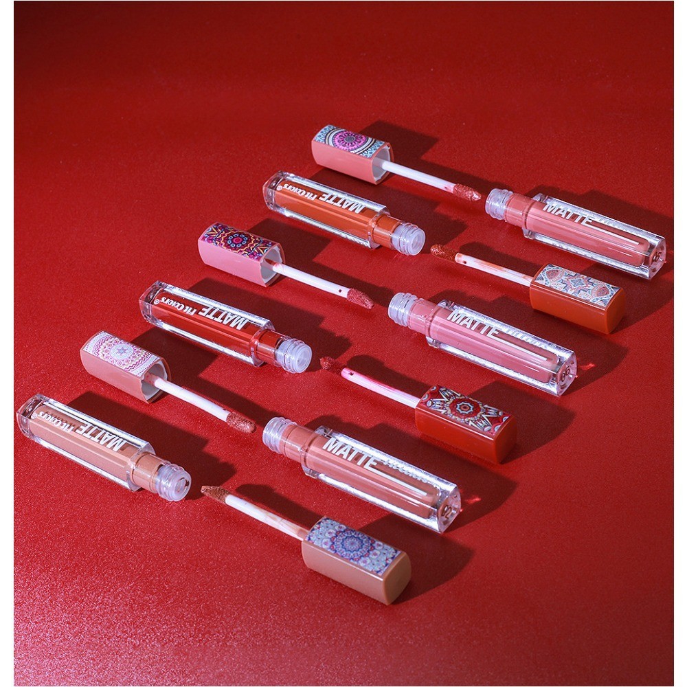 6 Colors Matte Liquid Lip Tint Quick Dry Waterproof Liquid Matte ...