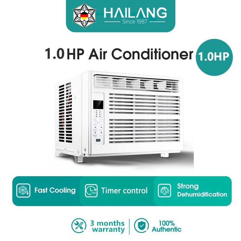 HAILANG Window Air Conditioner Digital LED Display Fast Cooling 1.0Hp ...
