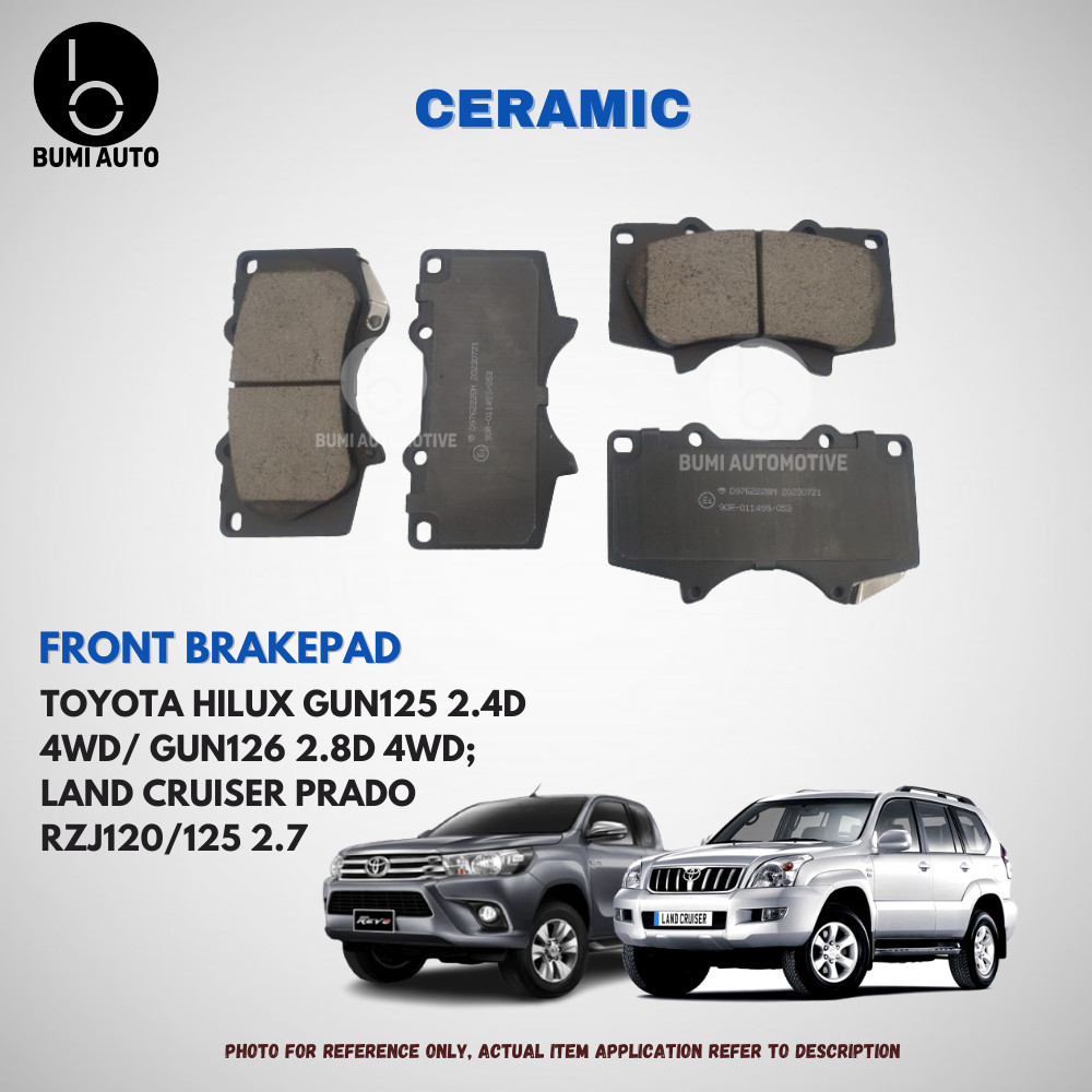 Toyota Hilux Revo GUN125 2.4 /GUN126 2.8 / Land Cruiser Prado RZJ120 ...