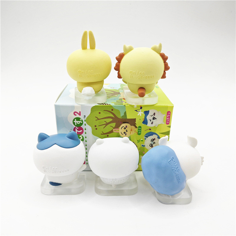 Bear Self-mocking Pvc Figurine Blind Box Dancing Singing Toy Set 5 Of | Shopee Philippines