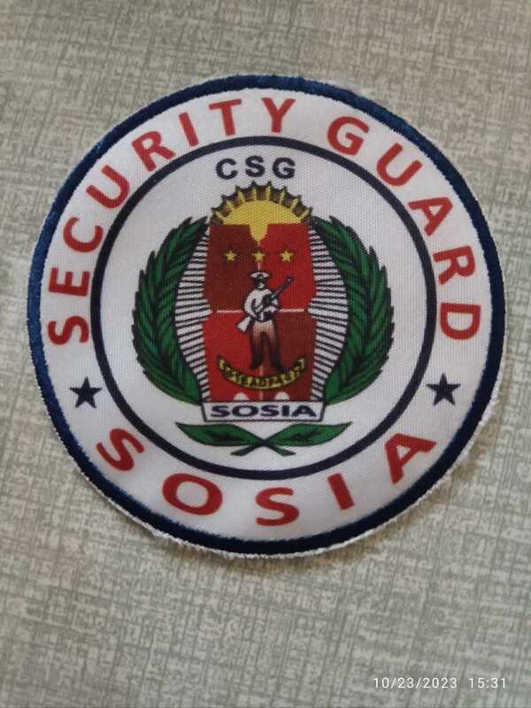 Sosia puting at dilaw na patch para sa security guard cod* | Shopee ...