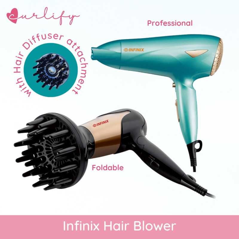 Blower / Infinix Dryer Hot And Cold With Diffuser For Curly Hair ...