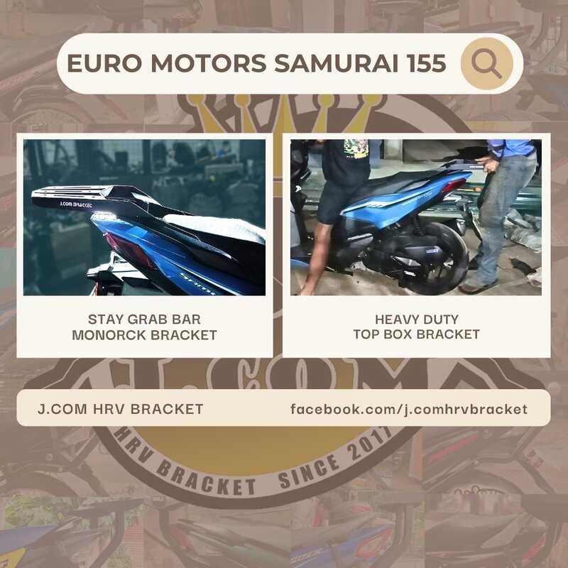 Motor Euro Samurai 155I Monorack (Stay Grab Bar) Original J.Com Heavy ...