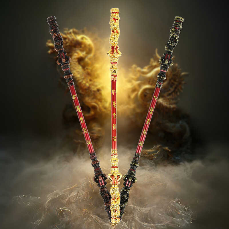 Black Myth Wukong Game Peripheral Toy Handmade Golden Hoop Stick 14.66 ...