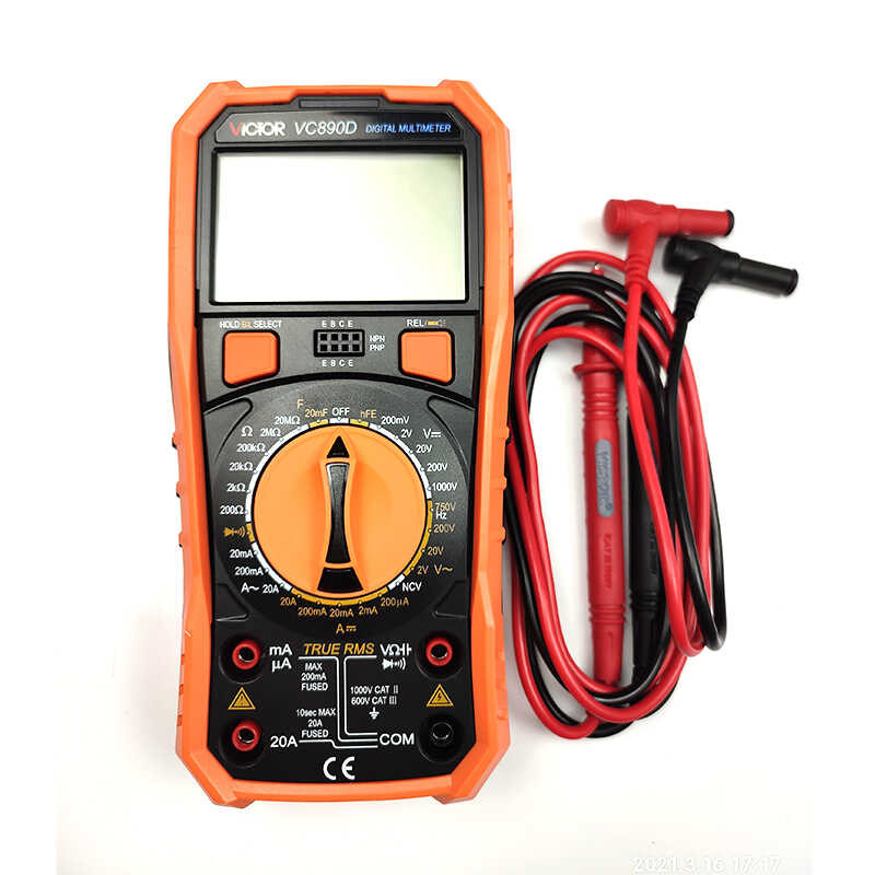 Vc890d VICTOR Vc890c+ Professional Digital True RMS Multimeter 20Mf ...