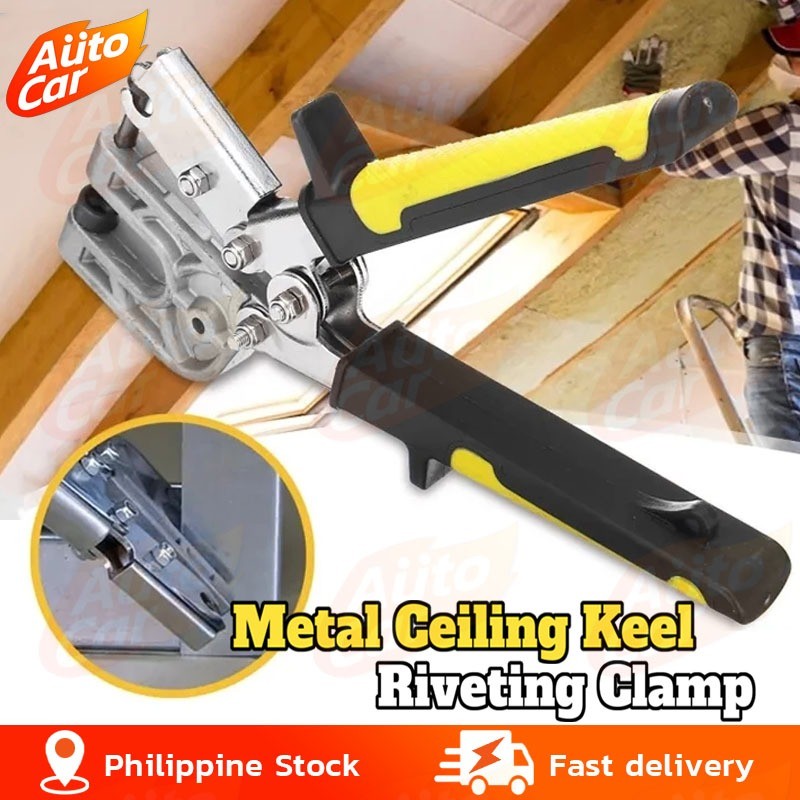 Metal Keel Clamp Ceiling Keel Riveting Clamp Industrial Studs Nailless ...