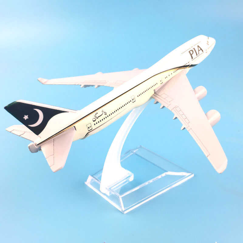 16Cm ∮ Metal Alloy Plane Air Pakistan PIA B747 Airways Aircraft Boeing ...