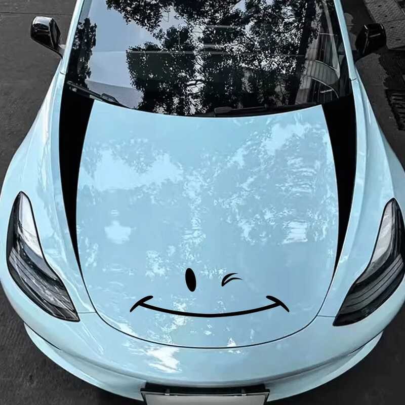Maglikha Ng Car Front Rear Bumper Sticker Smile Styg Decal Auto Tuning ...