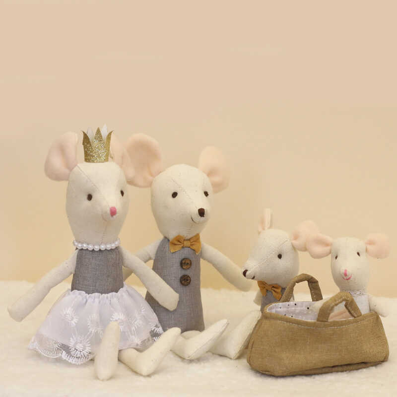 Mouse The Family Kawaii Plush Little Mouse Plush Dolls Stuffed Animal ...